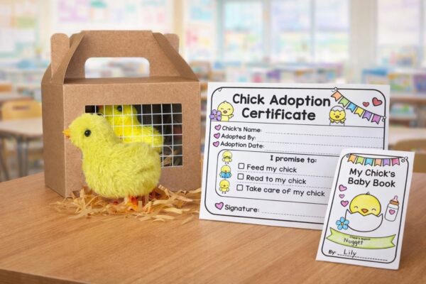 Adopt a Chick Classroom Activity - Caffeine & Classy